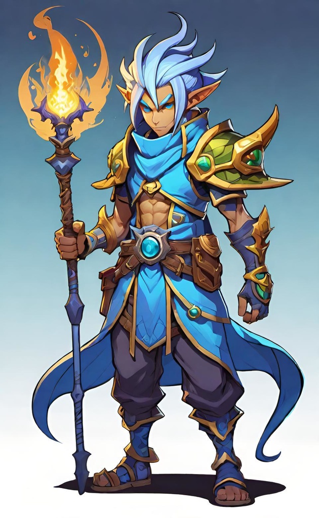 Fire Wielder Mage - namat - BOOTH