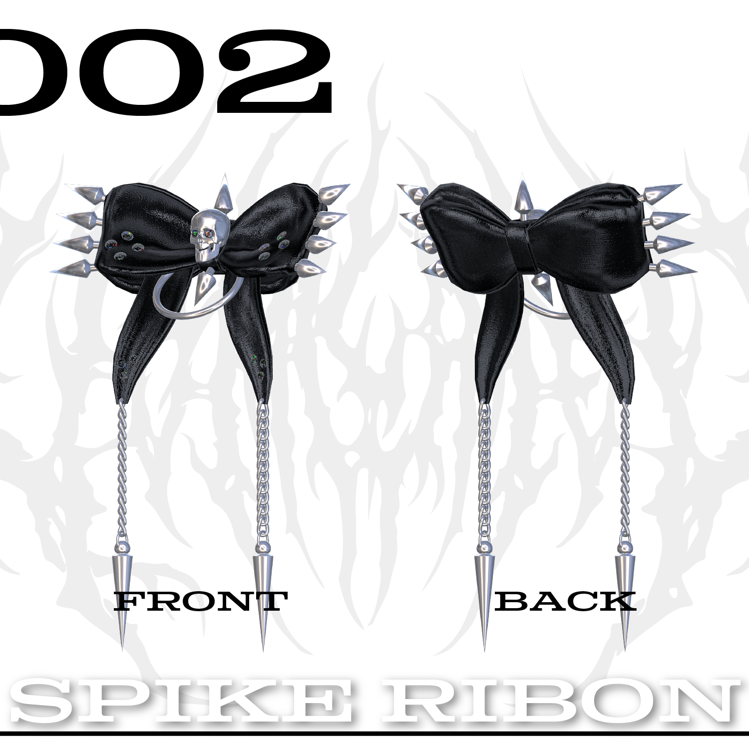 【VRChat】Spike Ribon【PB設定済み】 - UNTRACE - BOOTH