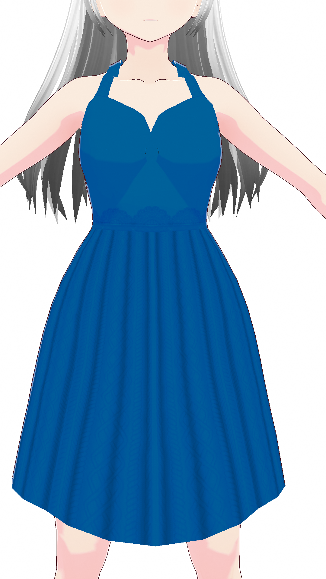 Vroid Studio | Dresses Cross Back Strap M1 | 9 Colors Preset & Textures ...