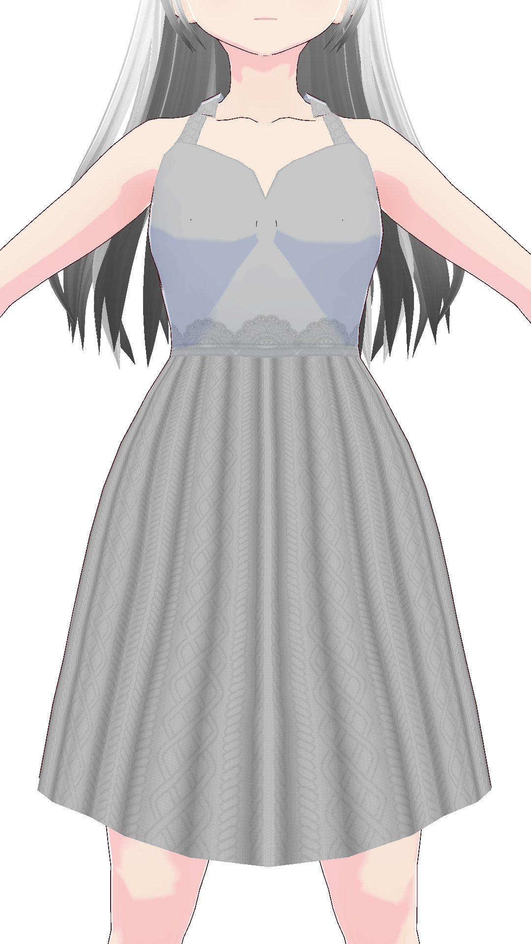 Vroid Studio | Dresses Cross Back Strap M1 | 9 Colors Preset & Textures ...