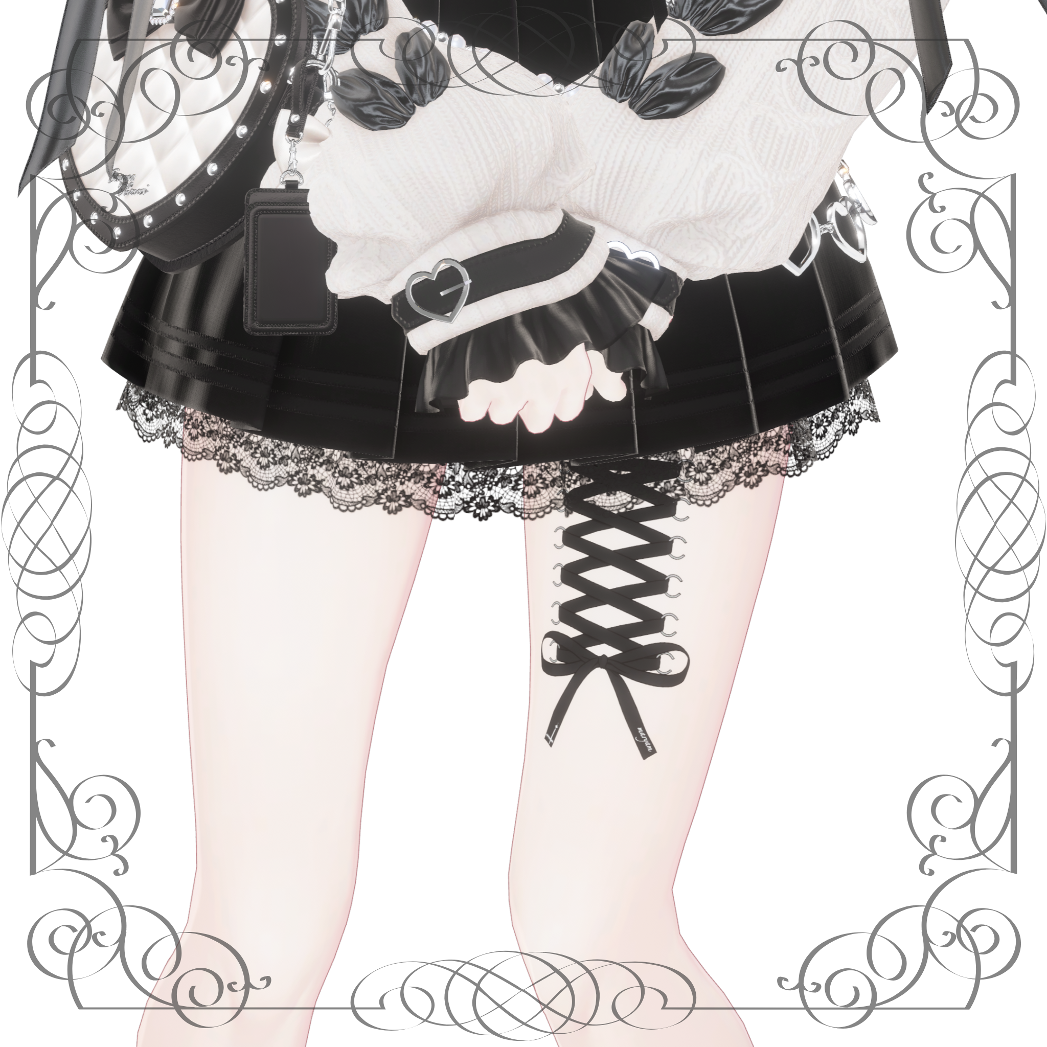 menhera tattoo set【病みくま＆リボン】 - maryam - BOOTH