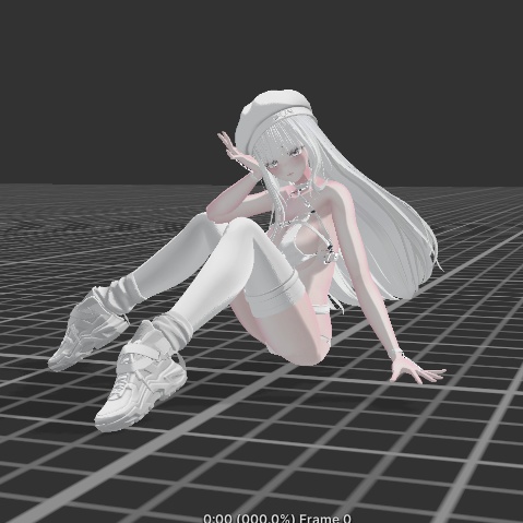 [EMJAY] FEMININE SITTING POSE PACK (2POSES) 도발적인 앉는 자세 포즈팩 - emjay - BOOTH