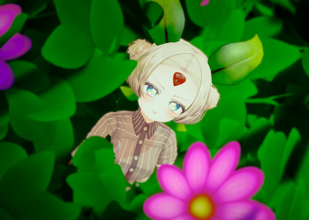 [Palworld Inspired] Lifmunk Ears & Tail - ALL AVATARS - tri-shellvr - BOOTH
