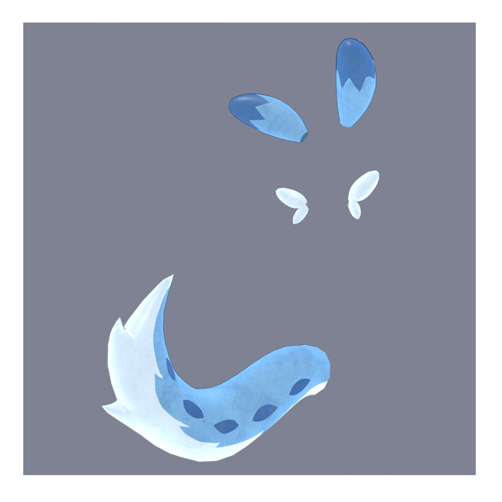 [Palworld Inspired] Chillet Ears & Tail - ALL AVATARS - tri-shellvr - BOOTH