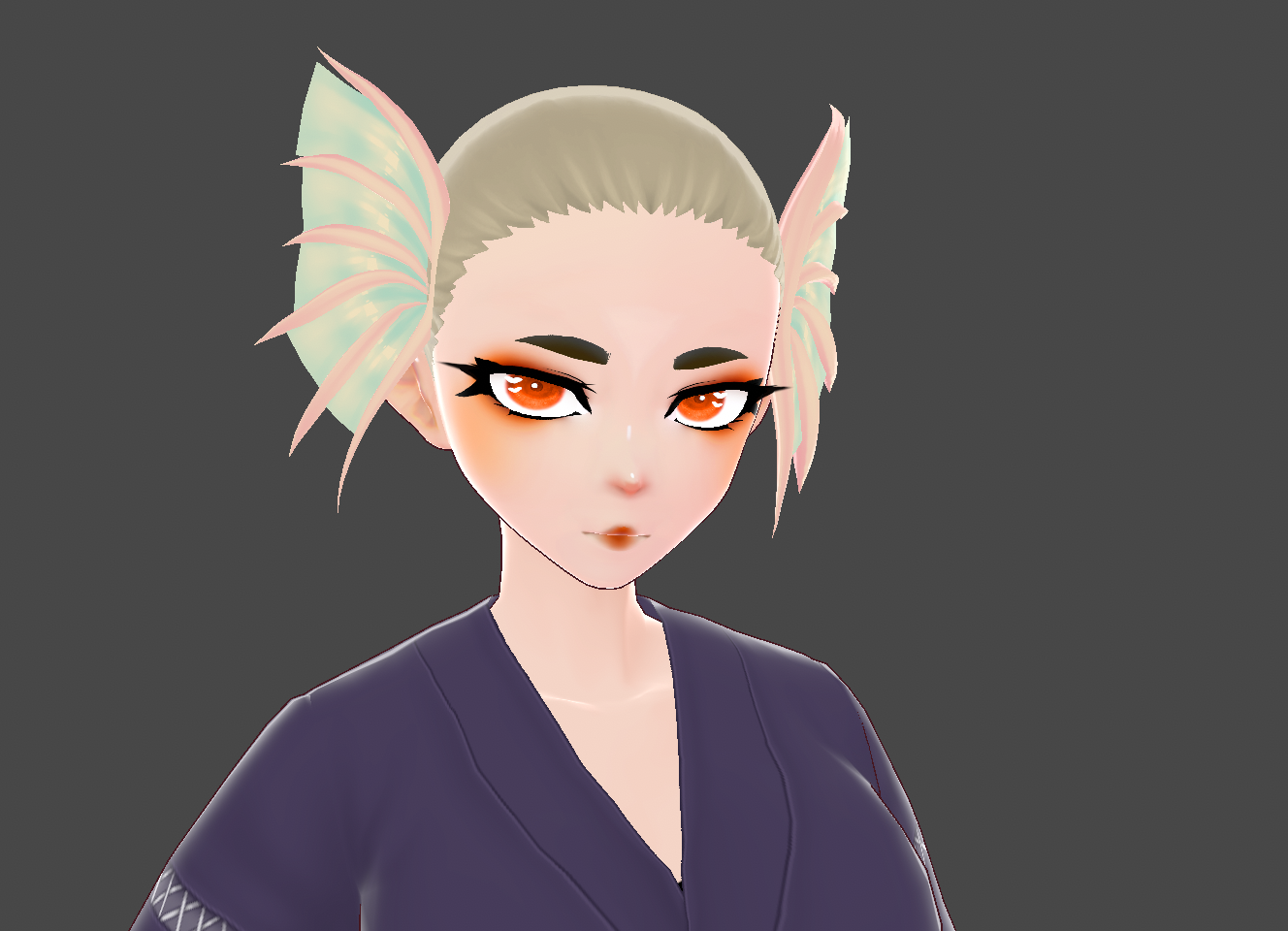 [VROID] Aquatic Fish Head Fins and Tail - littlebiit - BOOTH