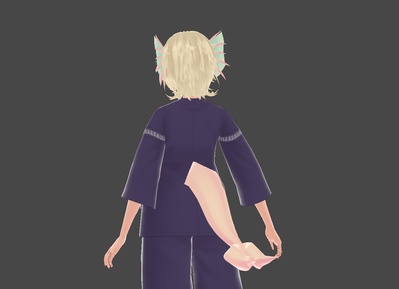 [VROID] Aquatic Fish Head Fins and Tail - littlebiit - BOOTH