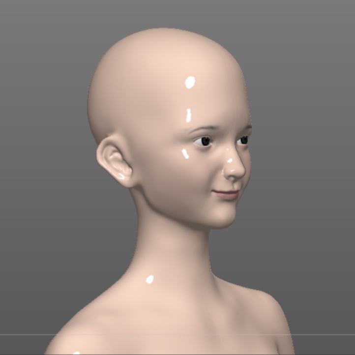 Aポーズ 女性 3Dモデル - SS BOOTH - BOOTH