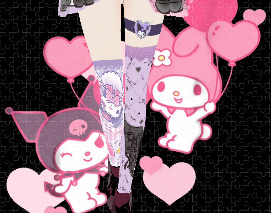 My melody and kuromi fit 🎶 - Chibi god - BOOTH