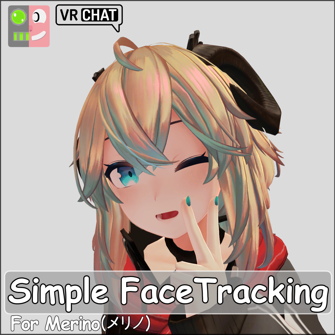 [Free] Simple FaceTracking Settings for Merino(メリノ) - K-ino - BOOTH