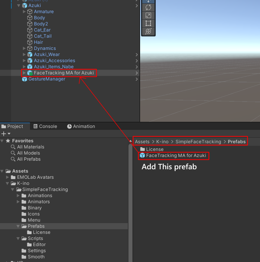 [Free] Simple FaceTracking Settings for Azuki(アズキ) - K-ino - BOOTH