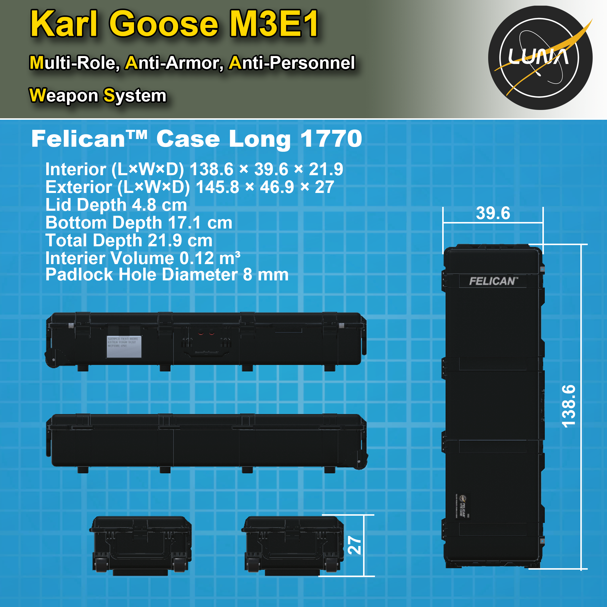 Karl Goose M3E1 / MAAWS - LUNA R&D Deparment - BOOTH