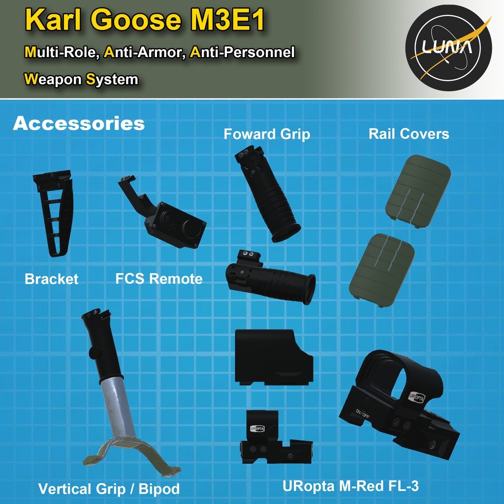 Karl Goose M3E1 / MAAWS - LUNA R&D Deparment - BOOTH