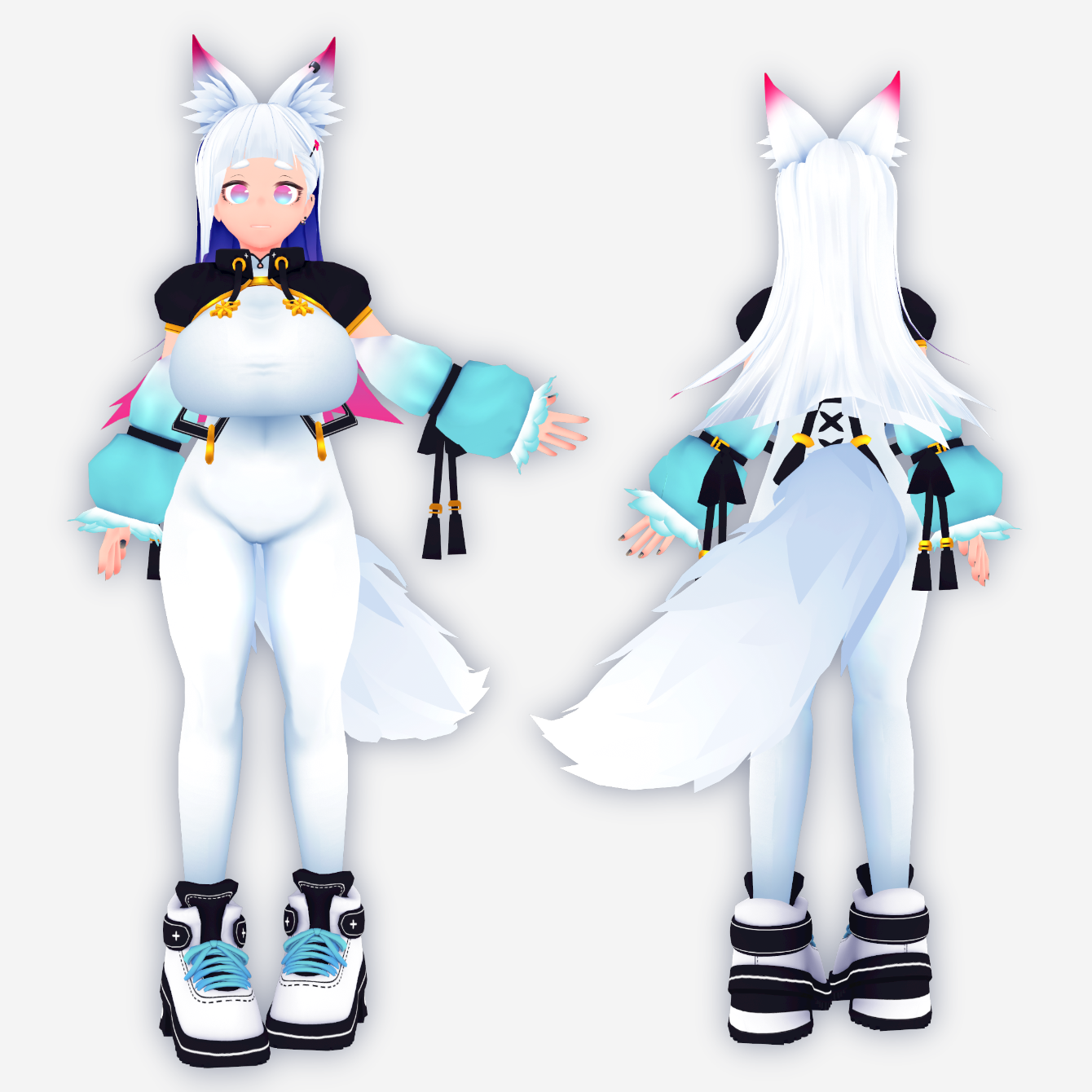 『ノノマユ』オリジナル3Dモデル/Physbone対応 - キナマミレ商店 - BOOTH