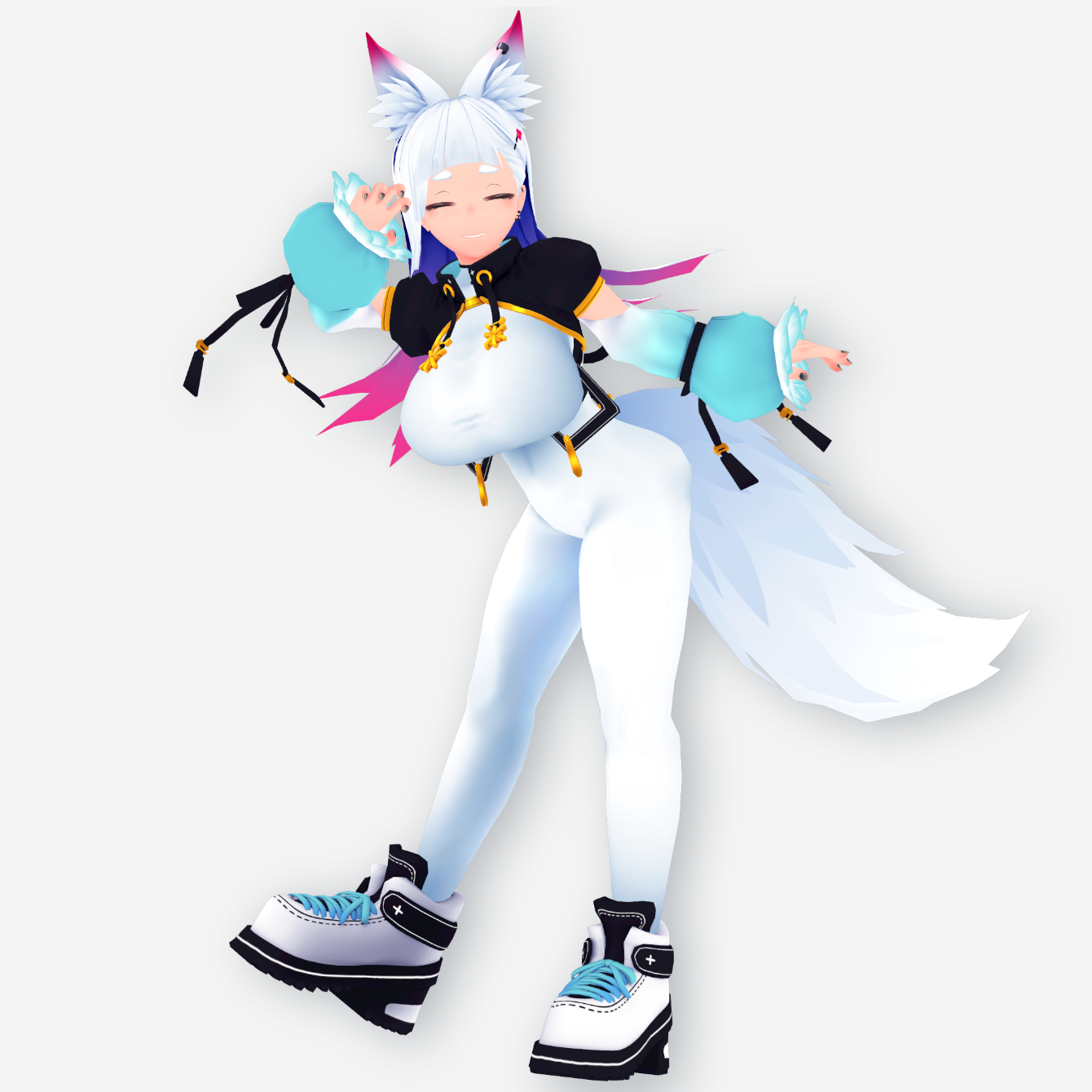 『ノノマユ』オリジナル3Dモデル/Physbone対応 - キナマミレ商店 - BOOTH