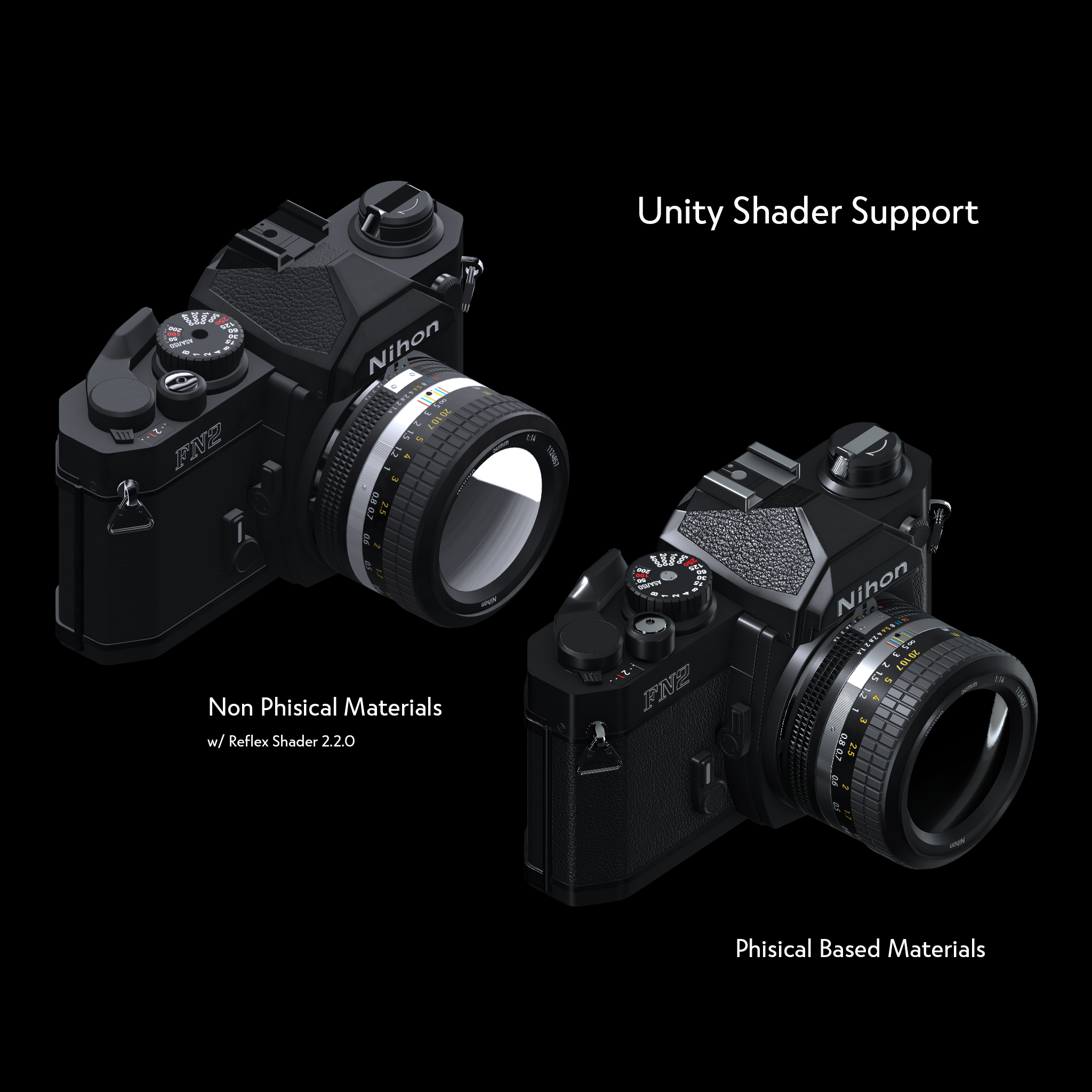 【3Dモデル】フィルムカメラ Nihon FN2【VirtualLens2対応】 - Reflex Store - BOOTH