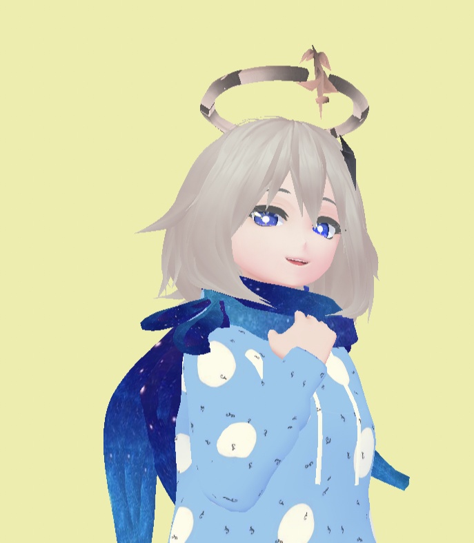 [Vroid] Paimon Hair, Acc, Scarf - miichellemuu - BOOTH