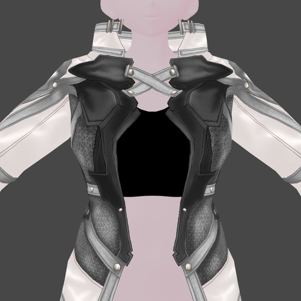 Vampire coat costume (3 colors) [Costume texture for Vroid Studio ...