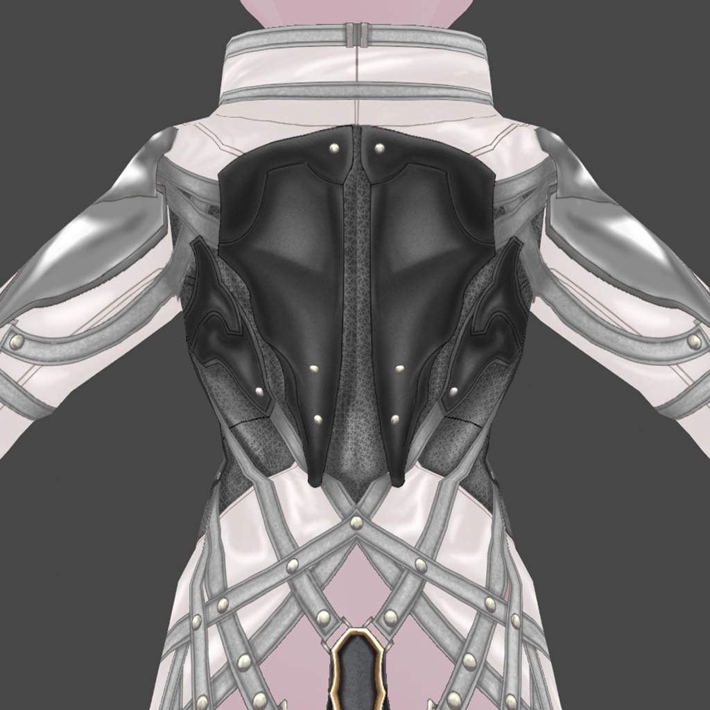 Vampire coat costume (3 colors) [Costume texture for Vroid Studio ...