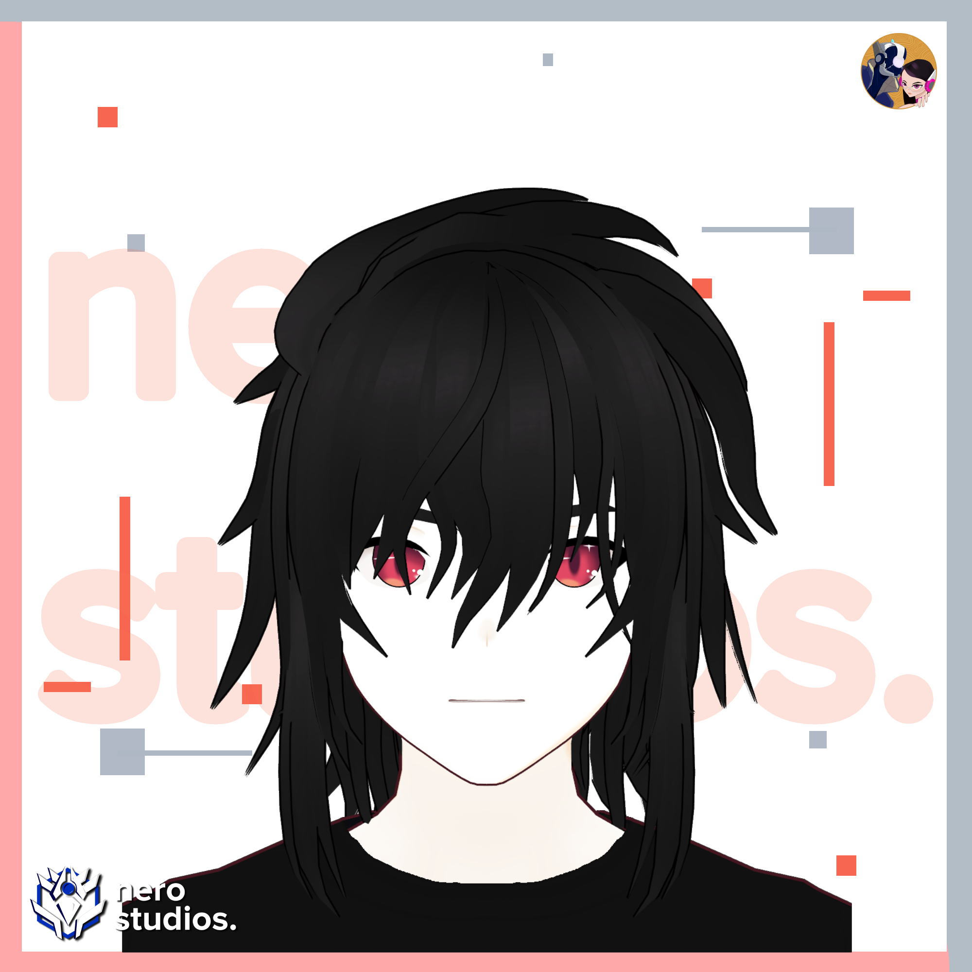 5 VROID HAIRSTYLES SET (5 VROID FILES) / Vtuber hairstyles / Vroid hair ...