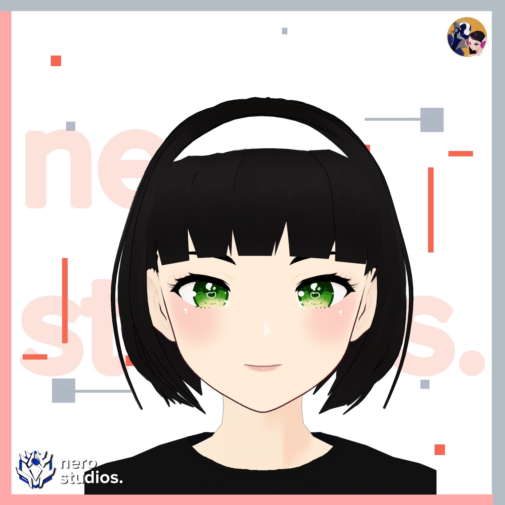 5 VROID HAIRSTYLES SET (5 VROID FILES) / Vtuber hairstyles / Vroid hair ...