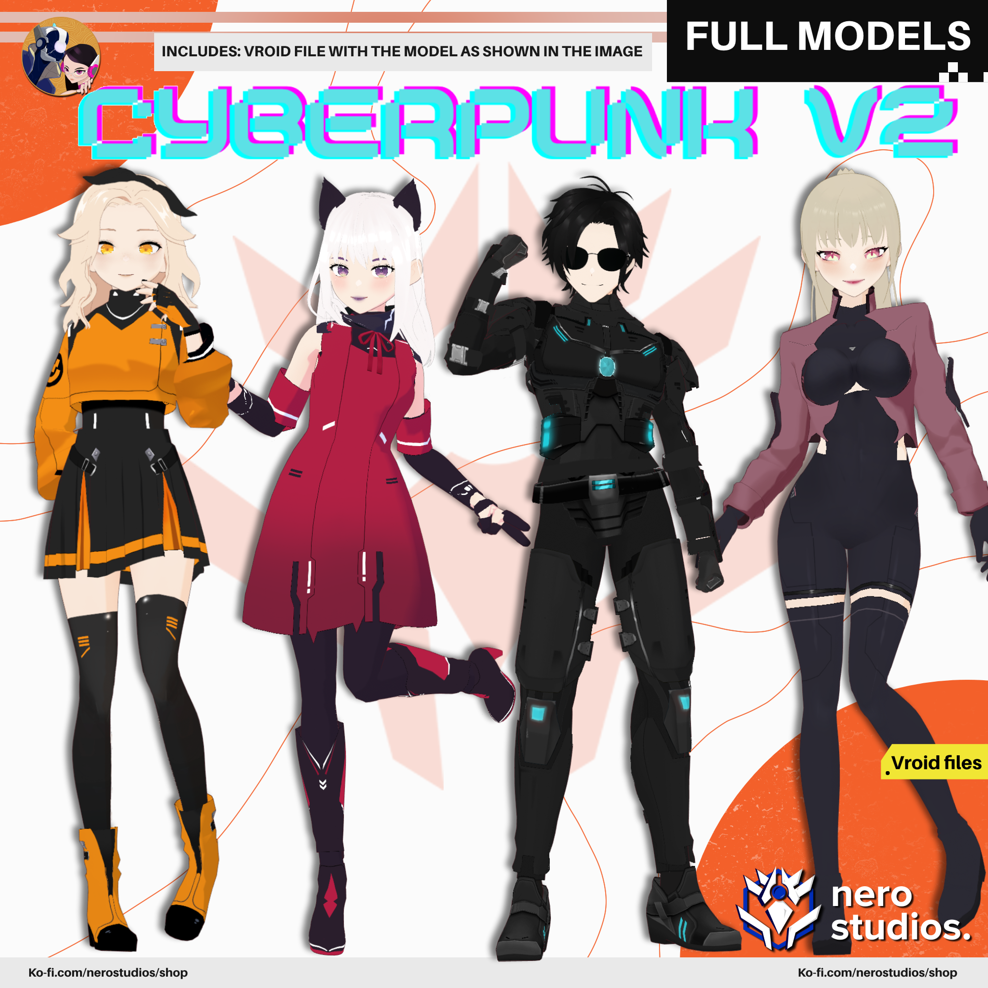 CYBERPUNK VTUBER SCIFI UNIFORM CUTE SEXY MODERN NEO FUTURITIC OUTFIT ...