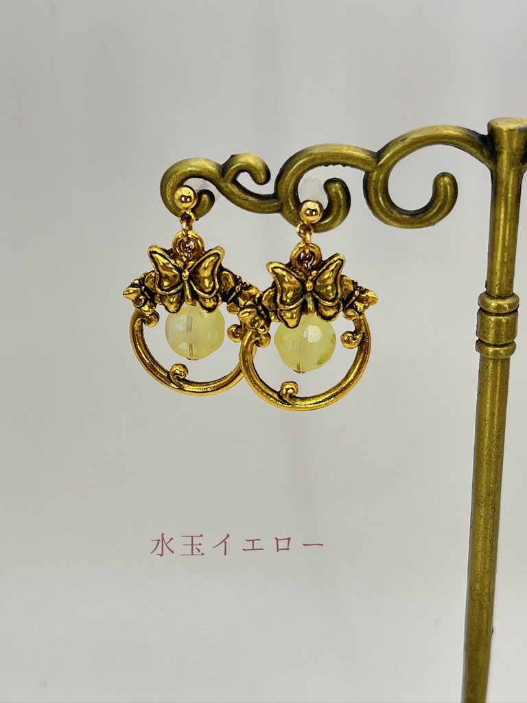 バタフライフレームのピアス - 箱庭EDEN - BOOTH