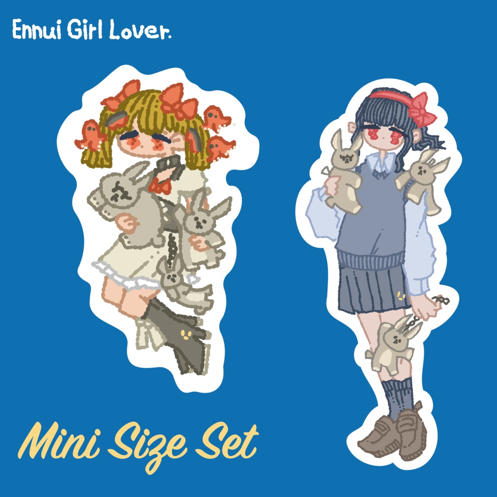 Usagi Girl ミニサイズセット【Ennui Girl Lover】 - '-' - BOOTH
