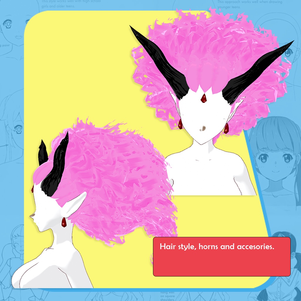 Drolta / Succubus Custome - Rex Mun VRChar - BOOTH