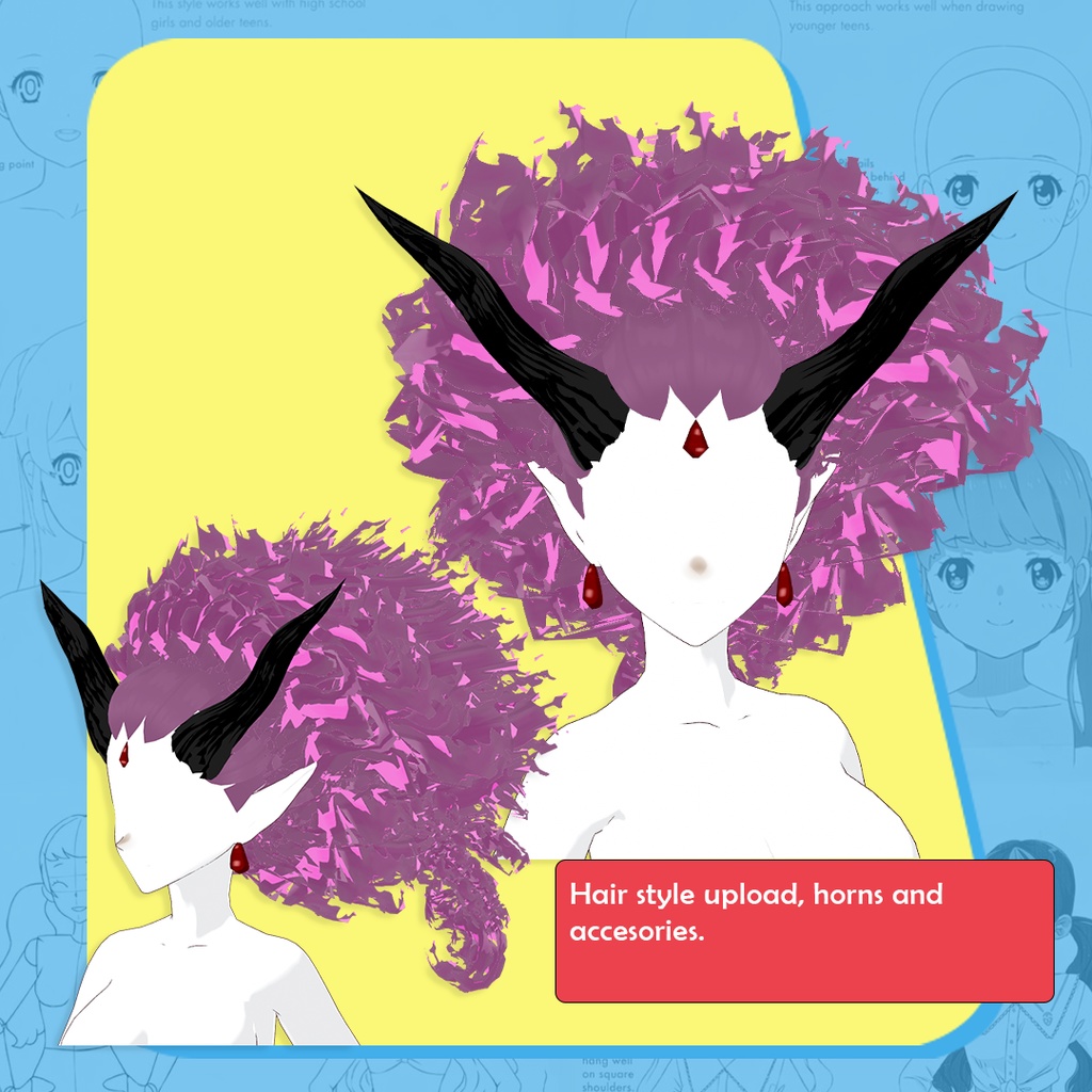 Drolta / Succubus Custome - Rex Mun VRChar - BOOTH