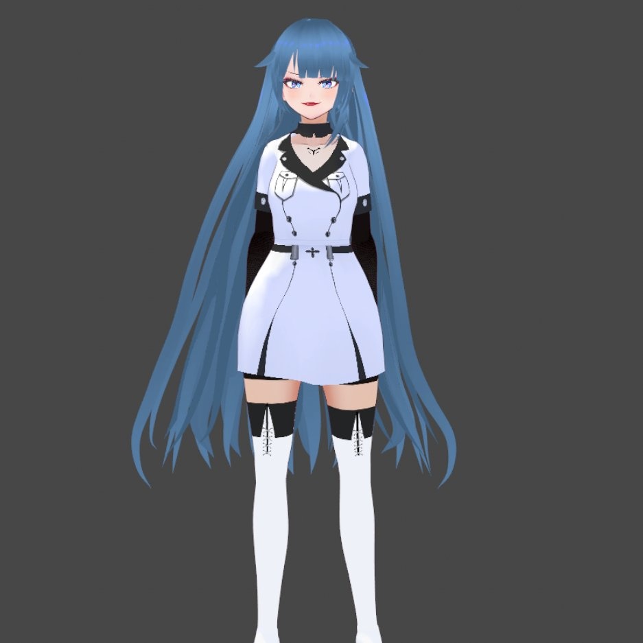 [Vroid] Esdeath outfit - Erina's Dresser - BOOTH