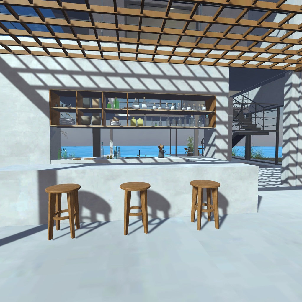 海辺の別荘 + 家具70セット！unitypackage+FBX - hirameki-hakaba - BOOTH