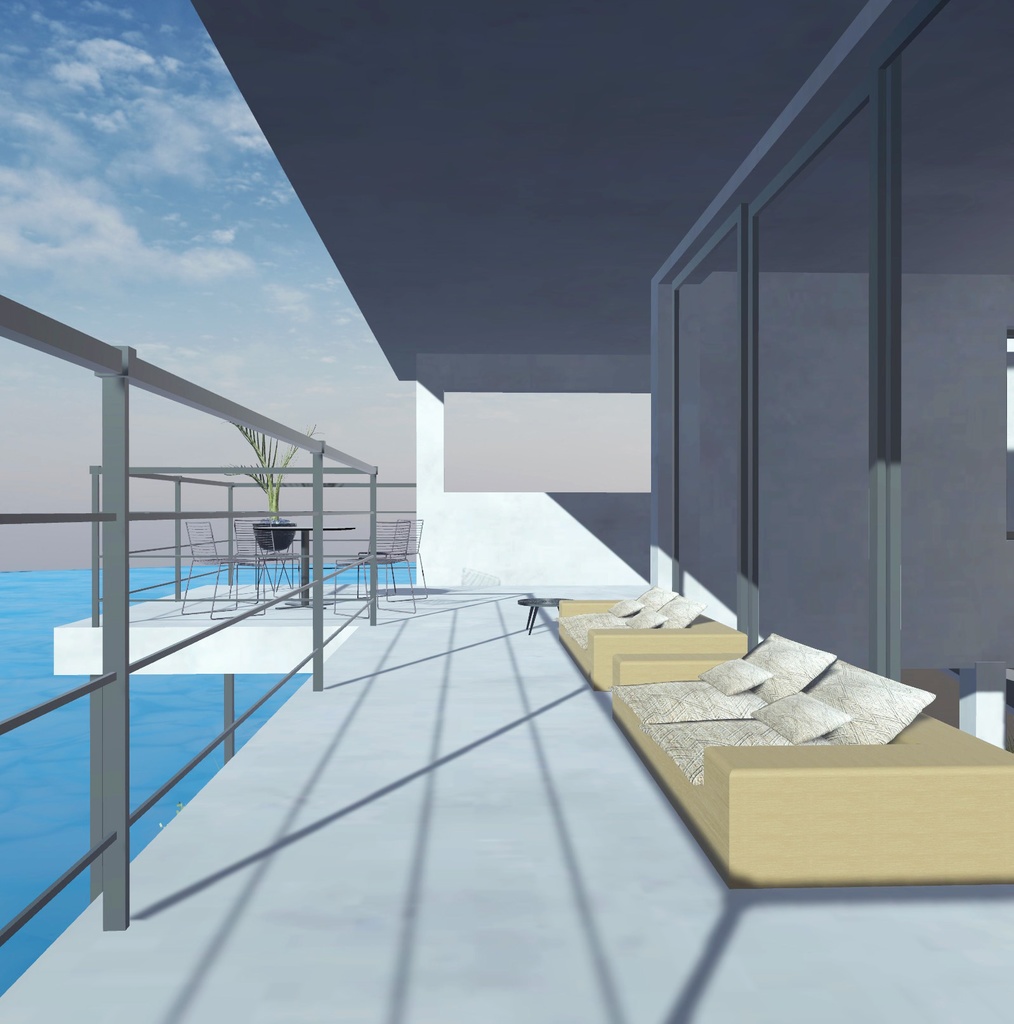 海辺の別荘 + 家具70セット！unitypackage+FBX - hirameki-hakaba - BOOTH