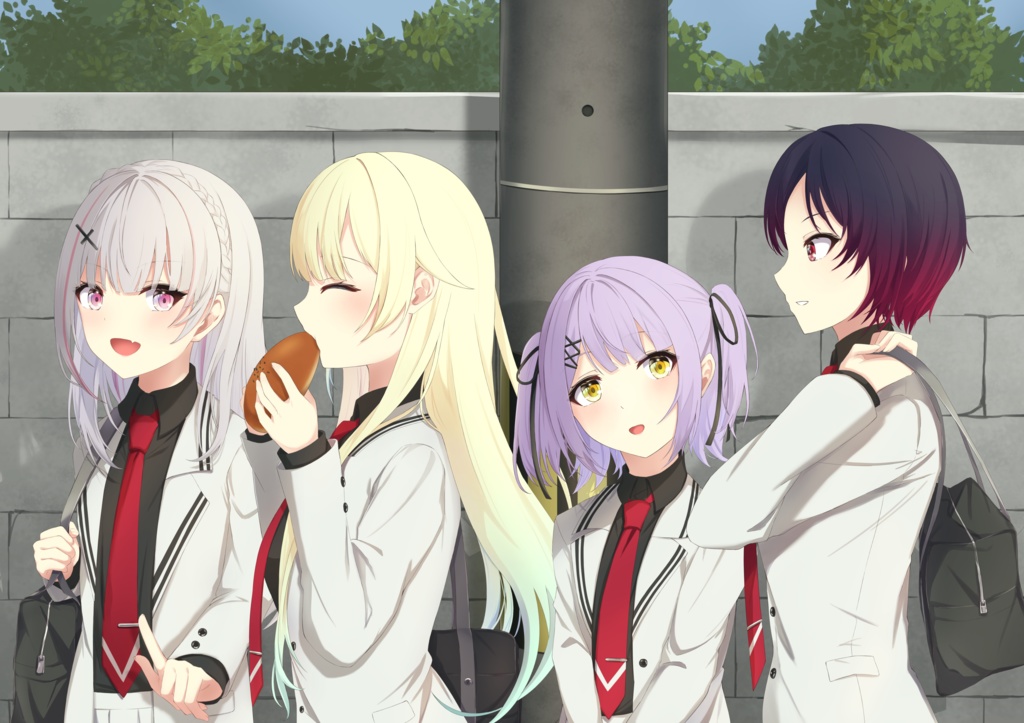 [VGGC8th]藍空紫月の学パロ本 - 寿輝亜-ジュキア- AtelierKotobuki - BOOTH