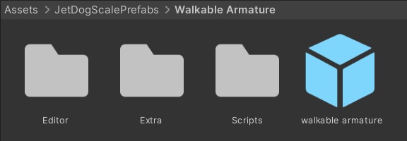 [VRChat] [U#] Walkable Armature V1.2.1 - jetdog - BOOTH