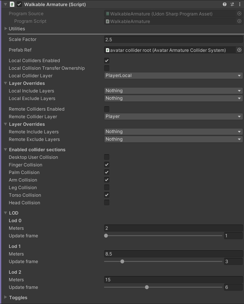 [VRChat] [U#] Walkable Armature V1.2.1 - jetdog - BOOTH