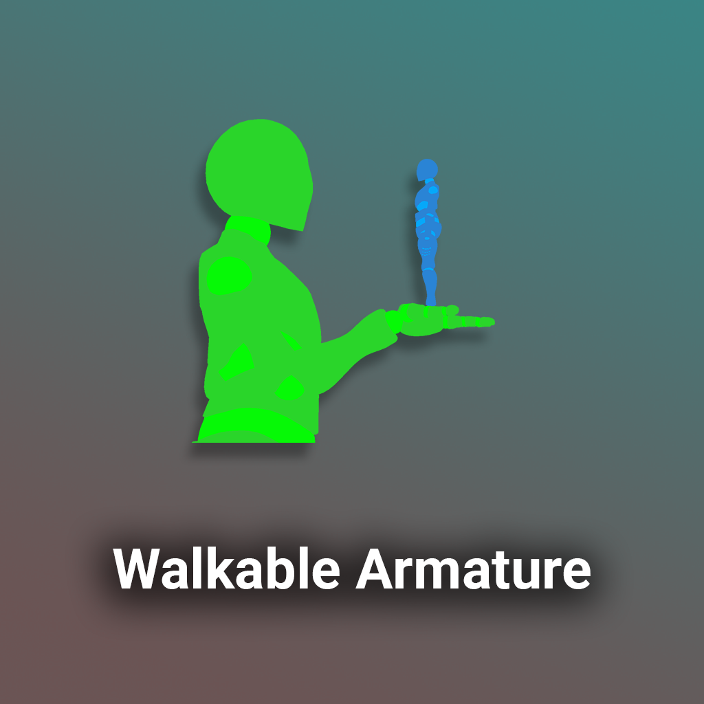 [VRChat] [U#] Walkable Armature V1.2.1 - jetdog - BOOTH