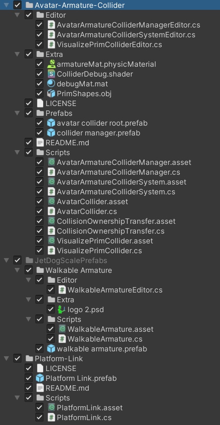 [VRChat] [U#] Walkable Armature V1.2.1 - jetdog - BOOTH