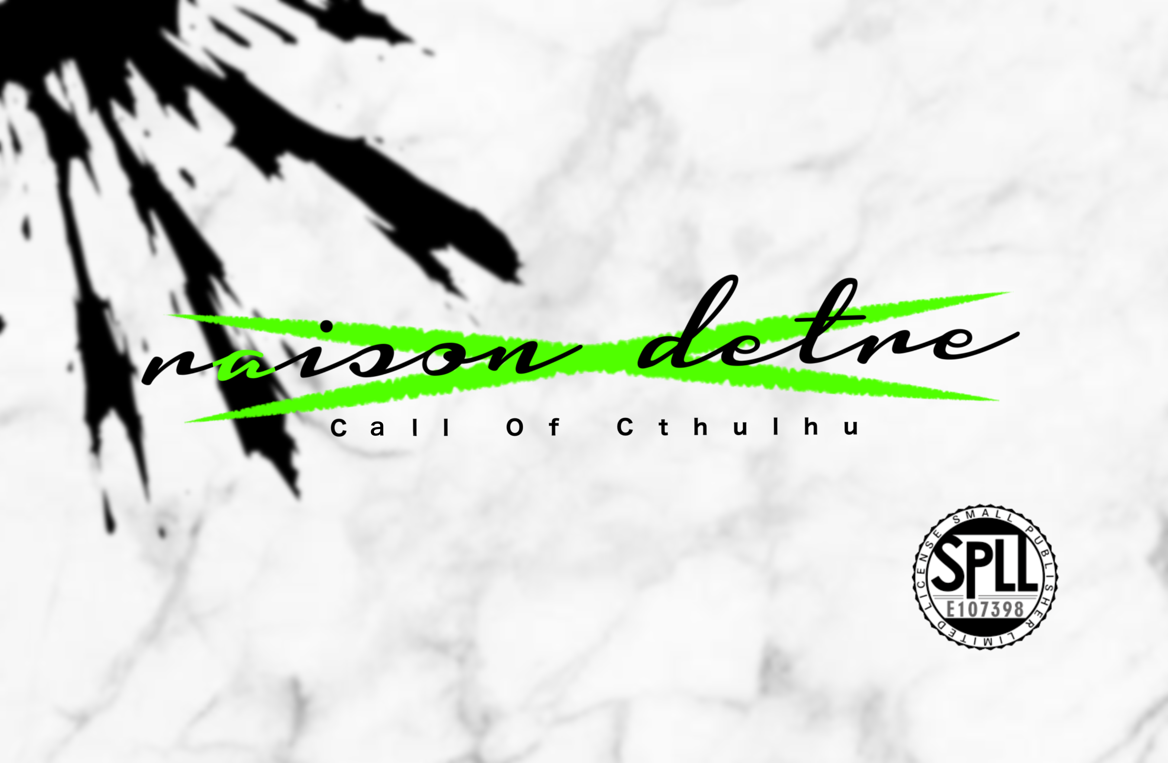 CoC「レゾンデートル」【SPLL:E107398】 - たいやき屋 - BOOTH