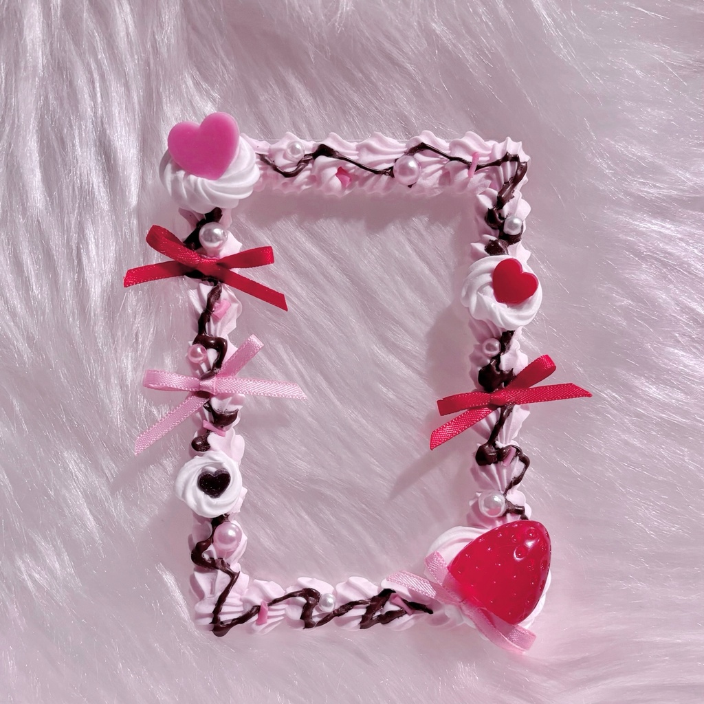 B8 硬質ケース デコ - シュガリルリボン - BOOTH