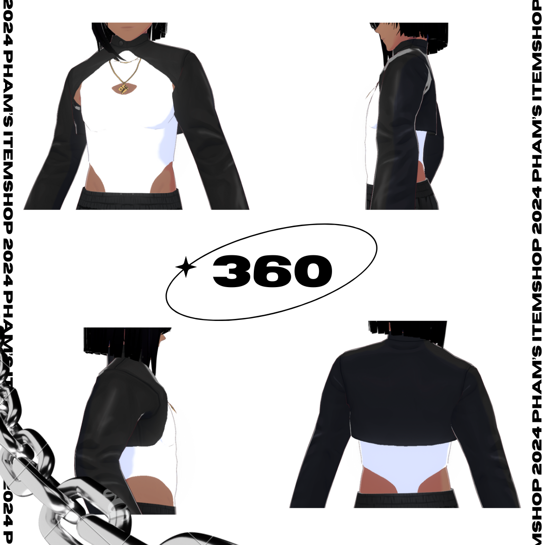 [FREE] Cropped Bolero Jacket (.vroidcustomitem files) - Pham's Itemshop ...