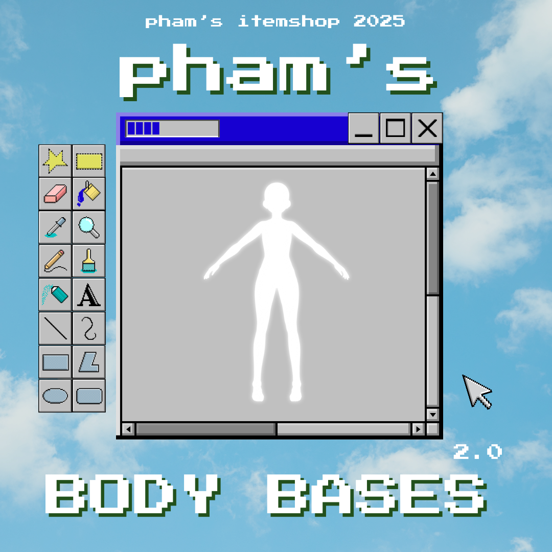 [FREE] Pham's Body Bases (.vroid files) [2.0] - Pham's Itemshop - BOOTH