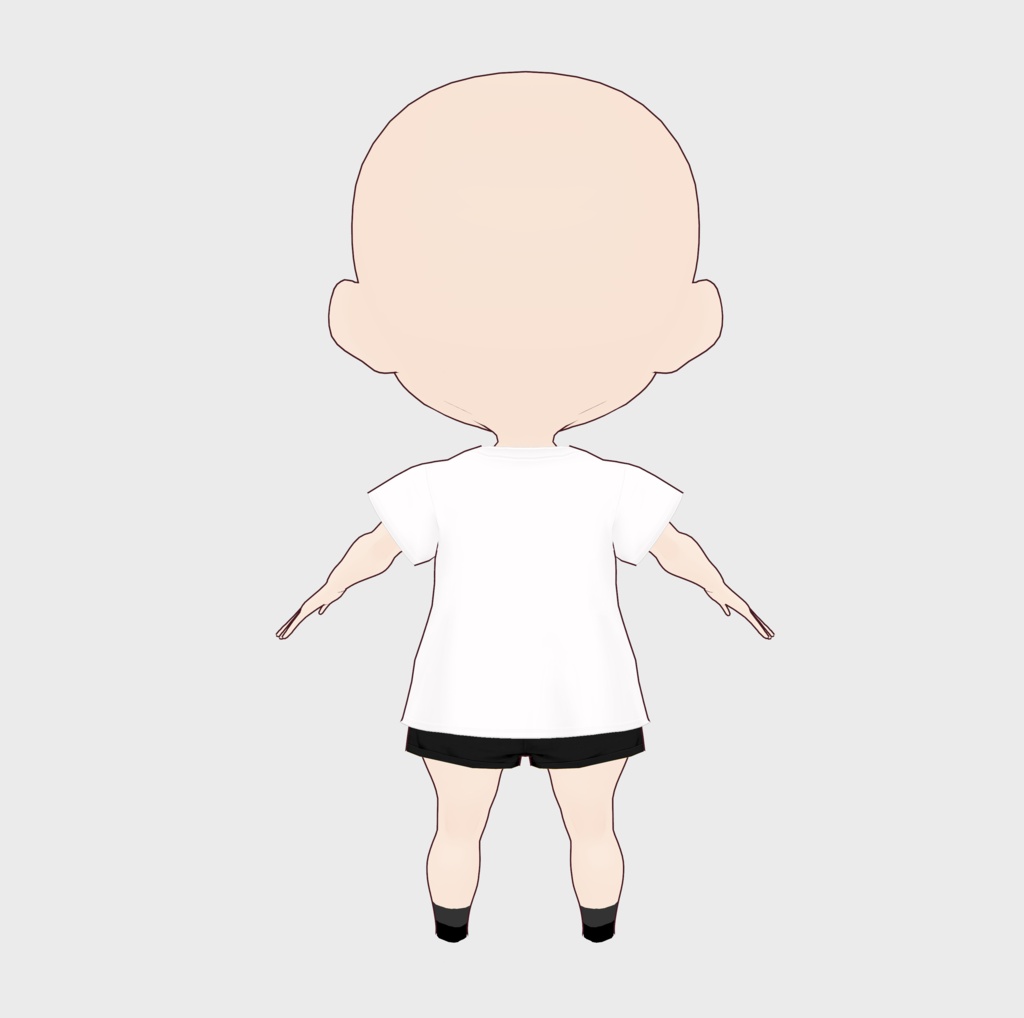 Chibi Female and Male Base Vroid (Stable.Vers) - V.Y Atelier - BOOTH