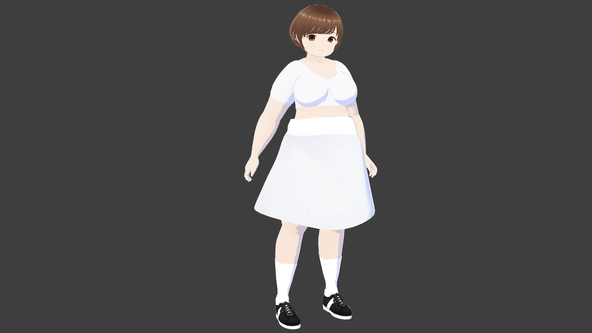 [Vroid Studio Stable Vers.] Female plus size / chubby model - V.Y ...