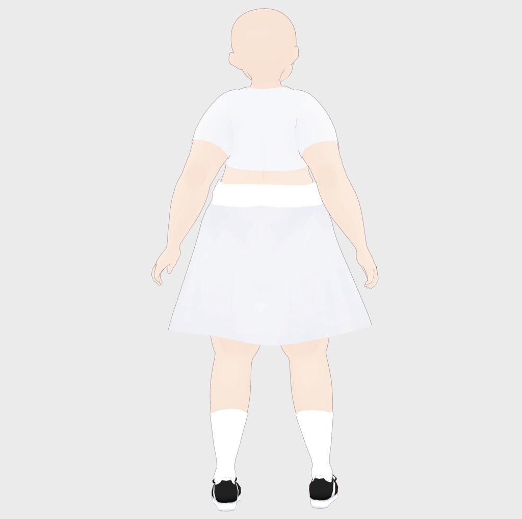 [Vroid Studio Stable Vers.] Female plus size / chubby model - V.Y Atelier - BOOTH