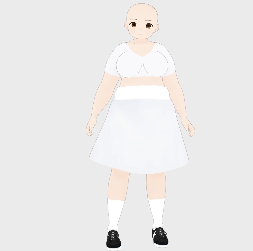 [Vroid Studio Stable Vers.] Female plus size / chubby model - V.Y Atelier - BOOTH