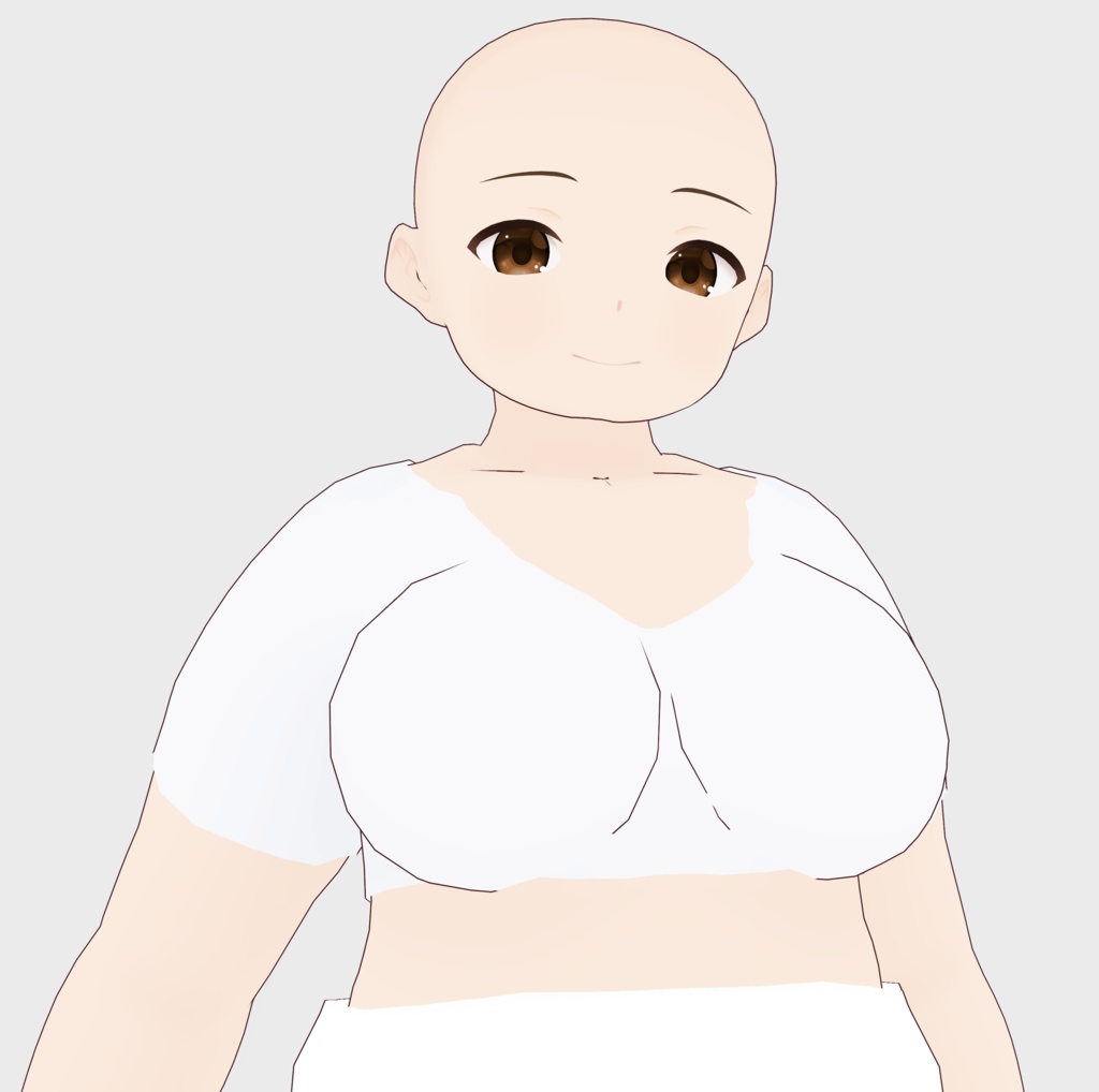 [Vroid Studio Stable Vers.] Female plus size / chubby model - V.Y Atelier - BOOTH