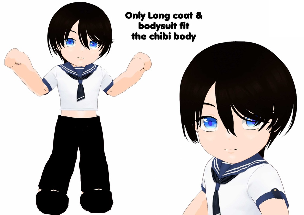 [VROID STUDIO] Chibi Male and Female Base Bodysuit Vers. - V.Y Atelier ...