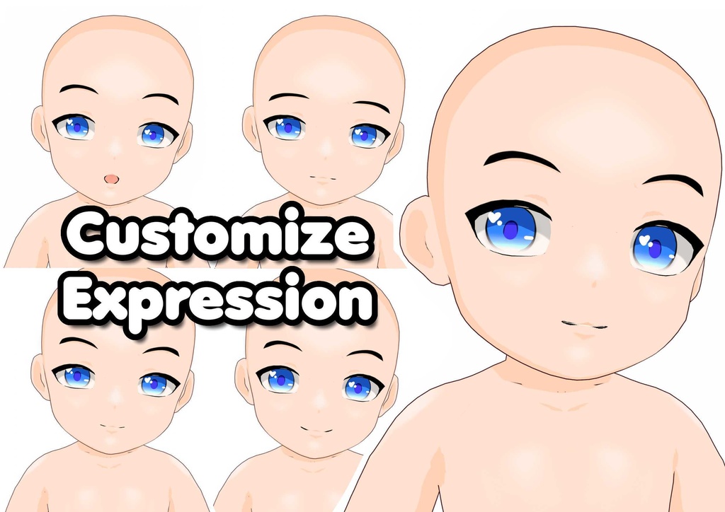 [VROID STUDIO] Chibi Male and Female Base Bodysuit Vers. - V.Y Atelier ...