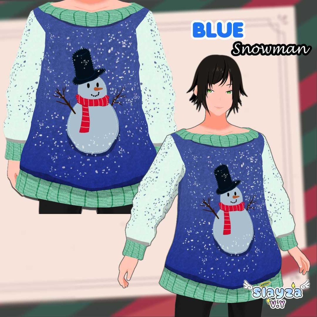 [VROID STABLE VERSION] 1 FREE AVAILABLE + 6 Christmas Ugly Sweater 2022 ...