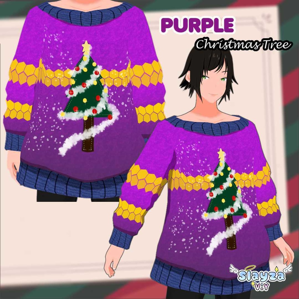 [VROID STABLE VERSION] 1 FREE AVAILABLE + 6 Christmas Ugly Sweater 2022 ...